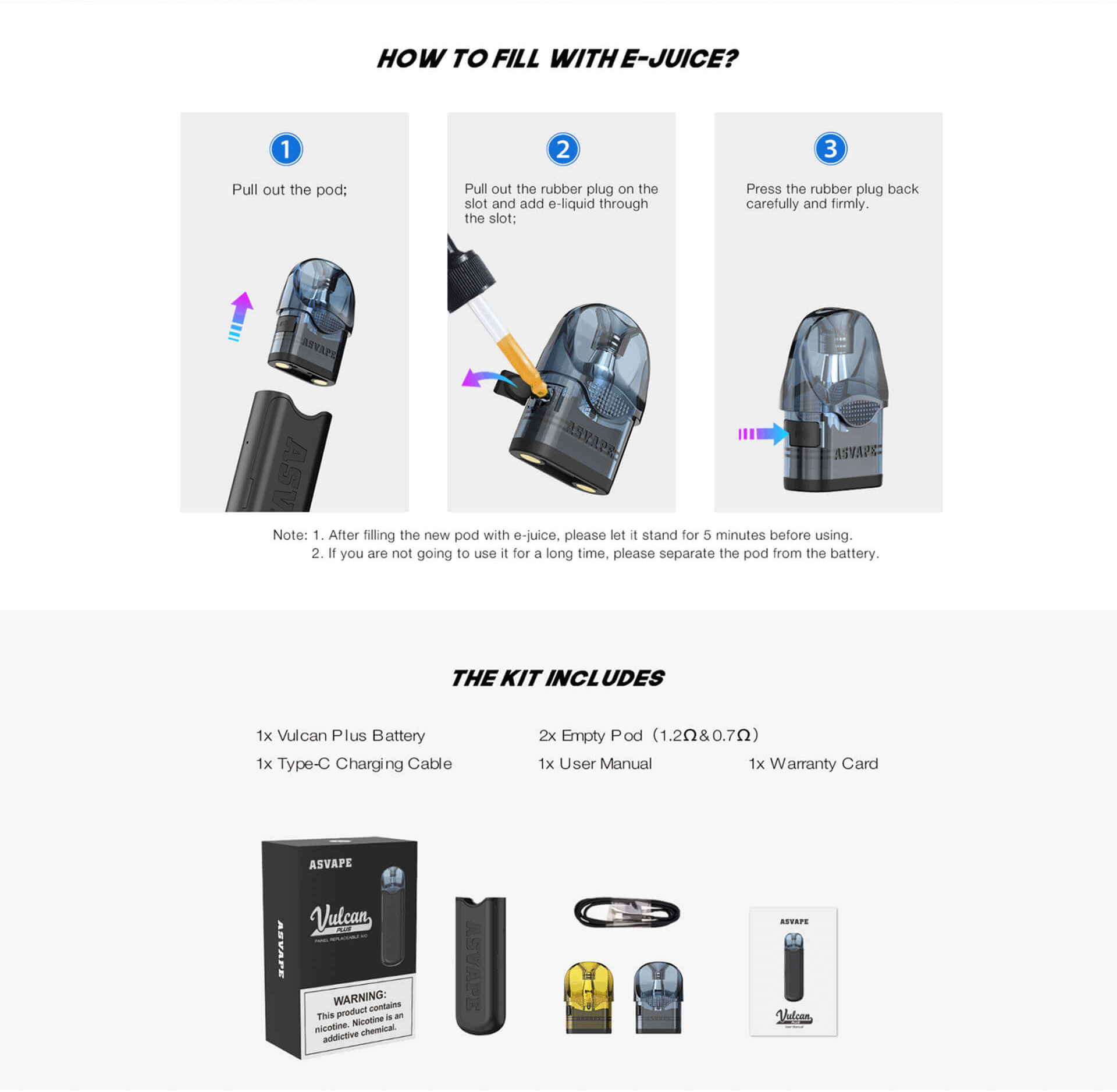 Refillable vape,Vulcan Plus SMok Innokin-asvape