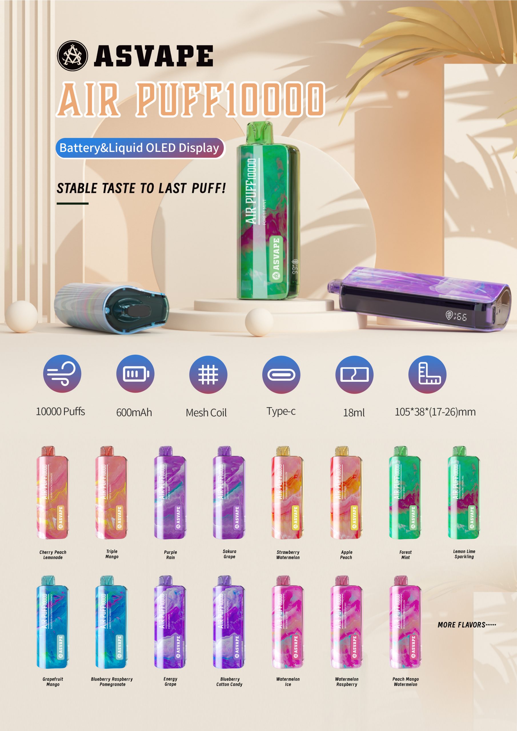 AIR PUFF10000 - asvape